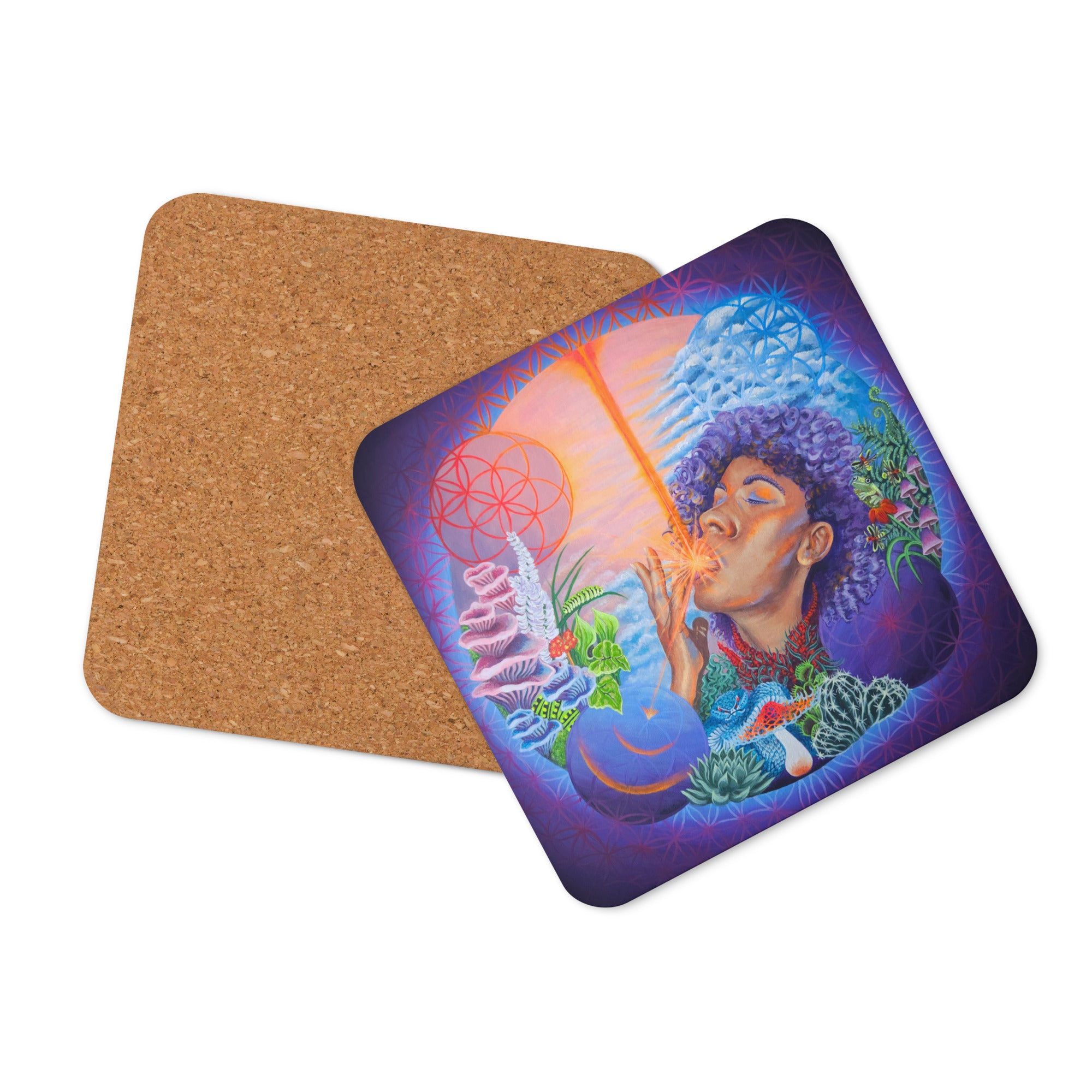 The Drip - Cork-back coaster – torinagayart